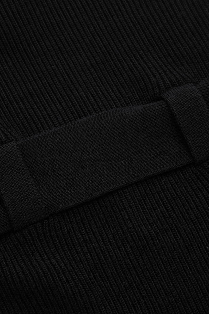 COS Wool Mix Tabard Knitted Vest in Black | endource