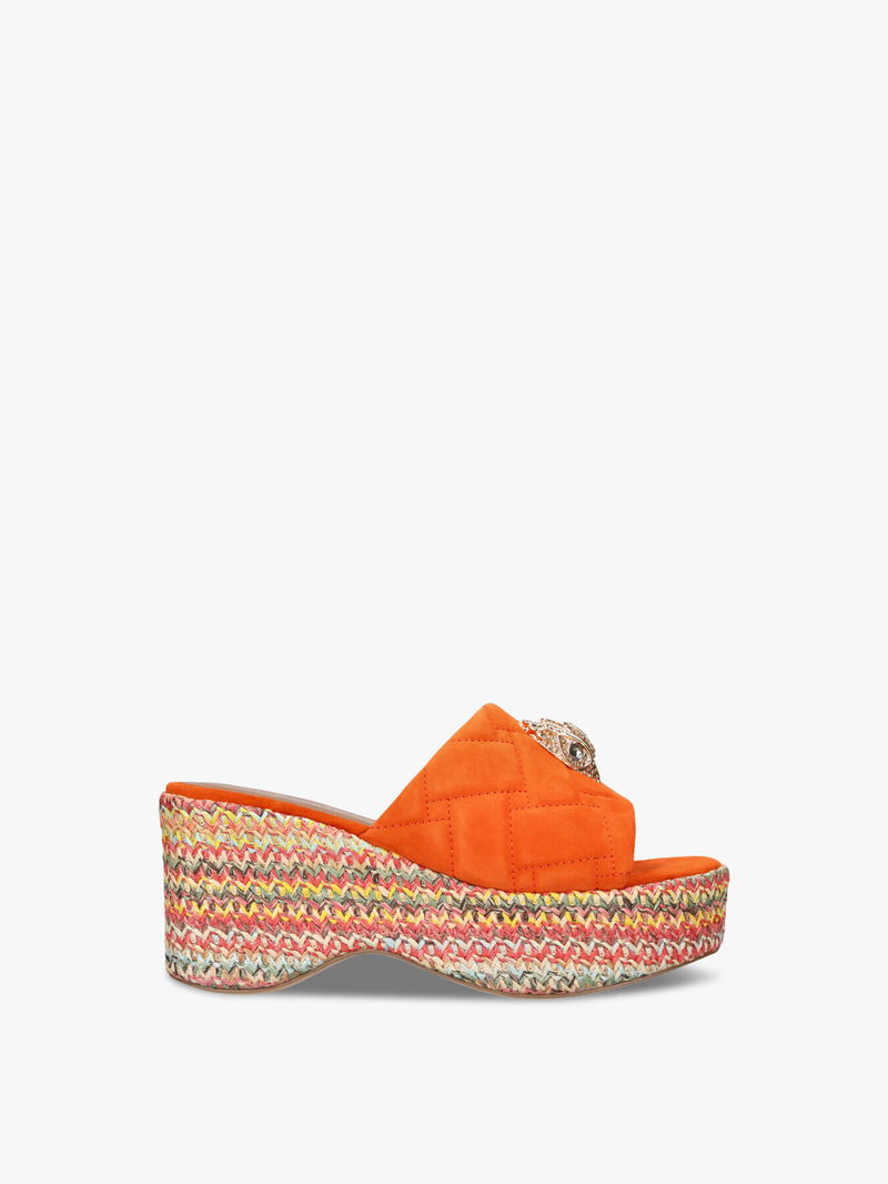 KURT GEIGER LONDON Kensington Wedge Mule in Multi | Endource