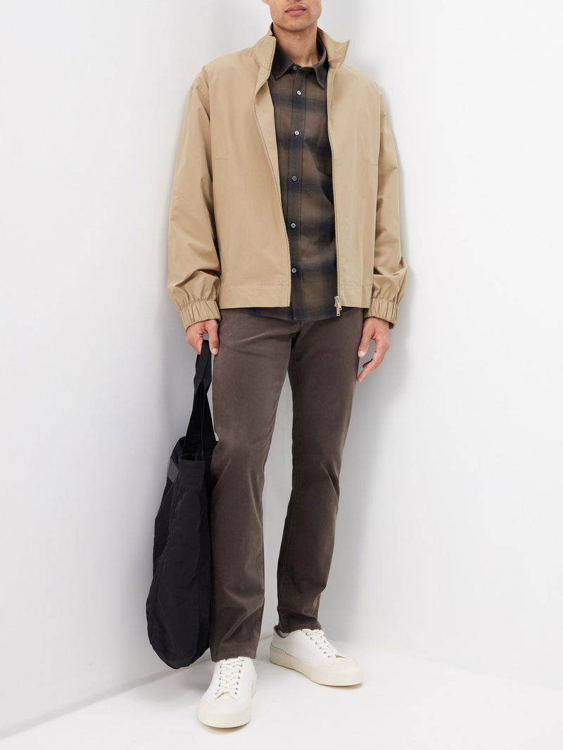 FRAME Plaid Cotton-Flannel Shirt | Endource