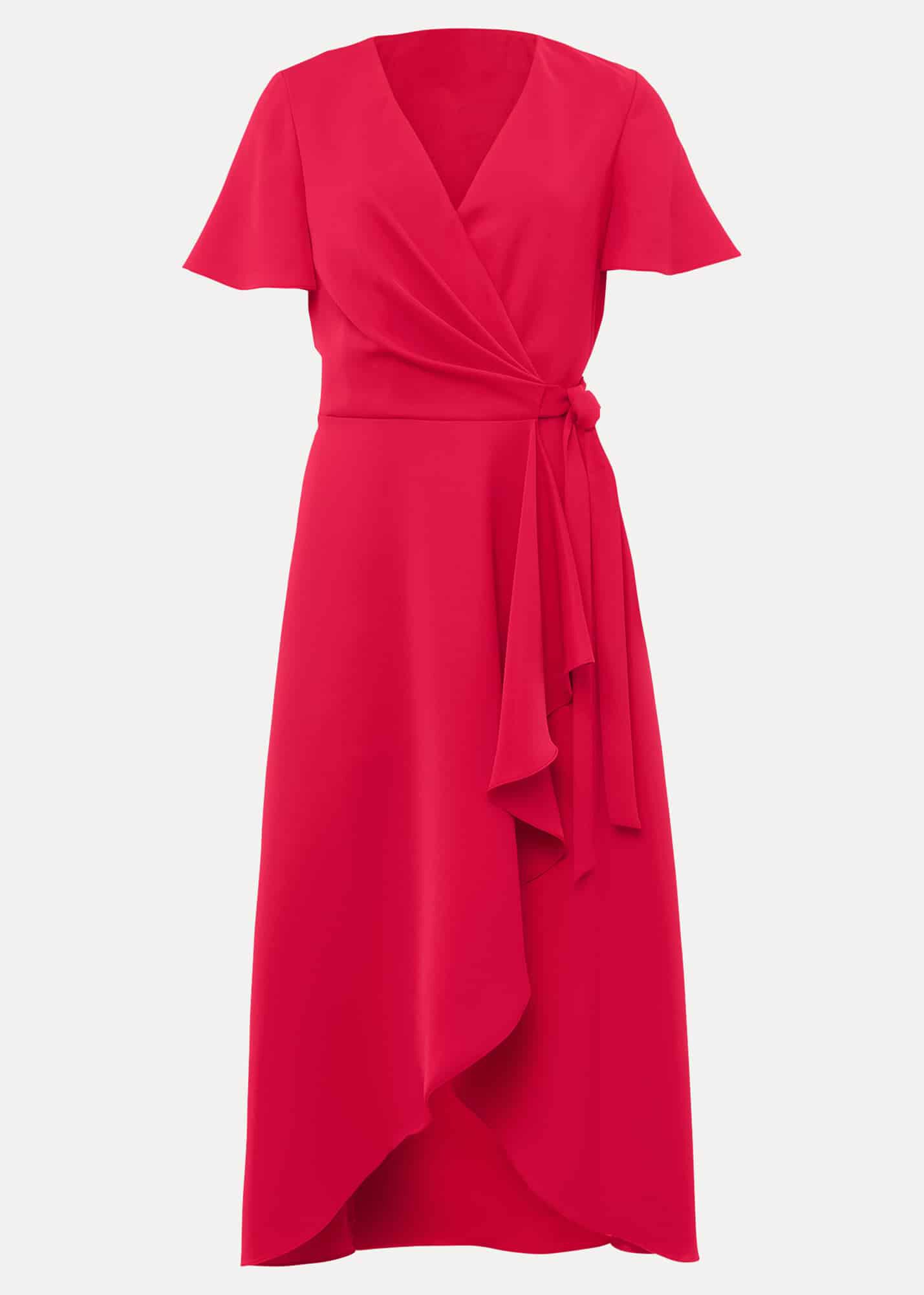 PHASE EIGHT Julissa Wrap Dress in Fuschia | endource