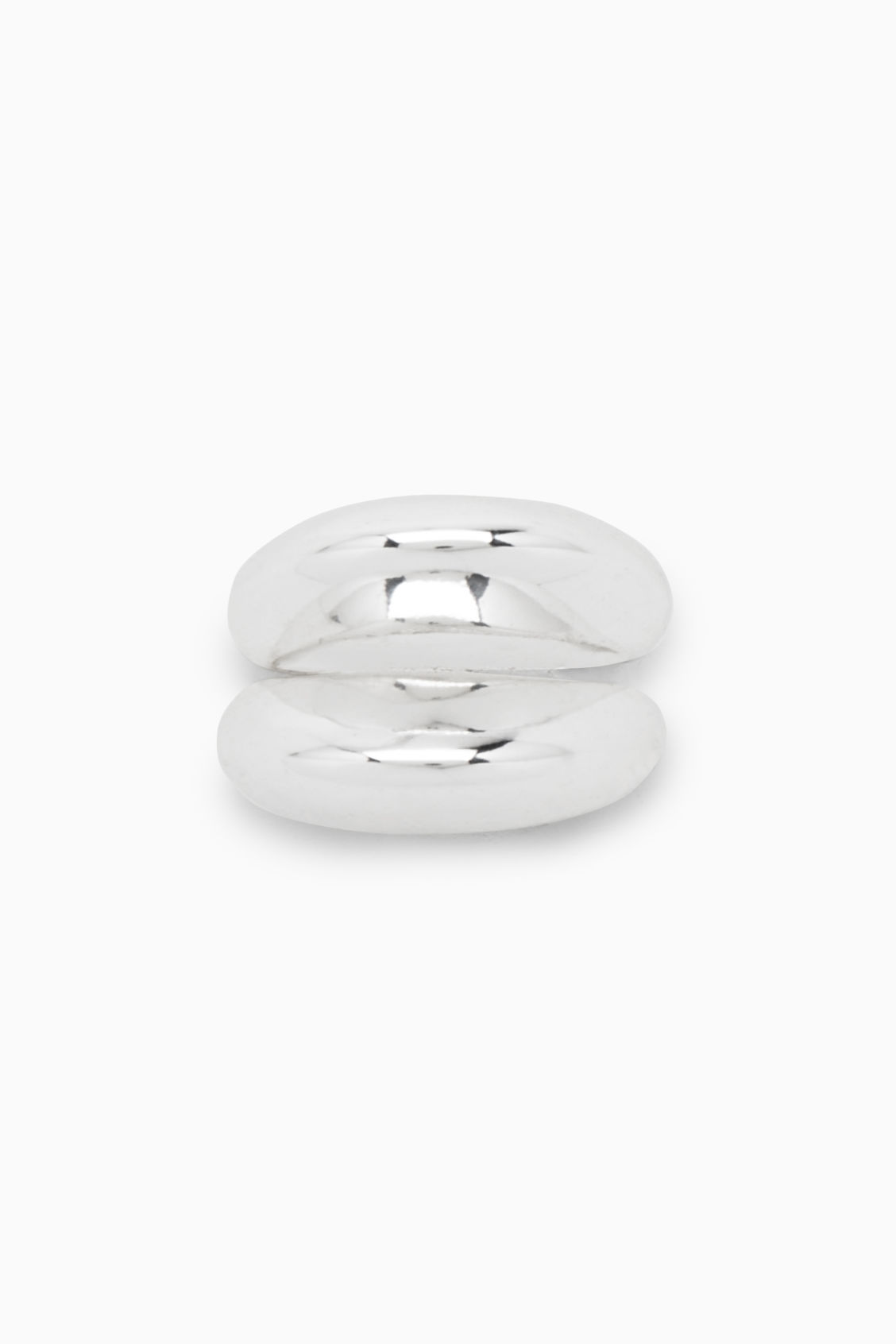 COS Two-Pack Domed Rings in SILVER | endource