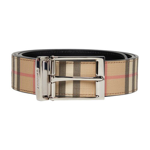 BURBERRY Louis Belt in Archive Beige Silver | Endource
