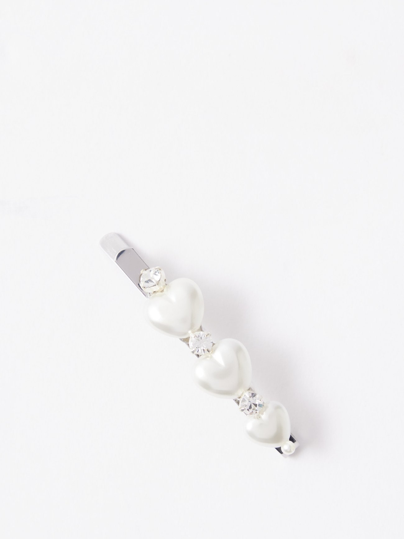 SIMONE ROCHA Faux-Pearl And Crystal-Embellished Hair Clip | endource