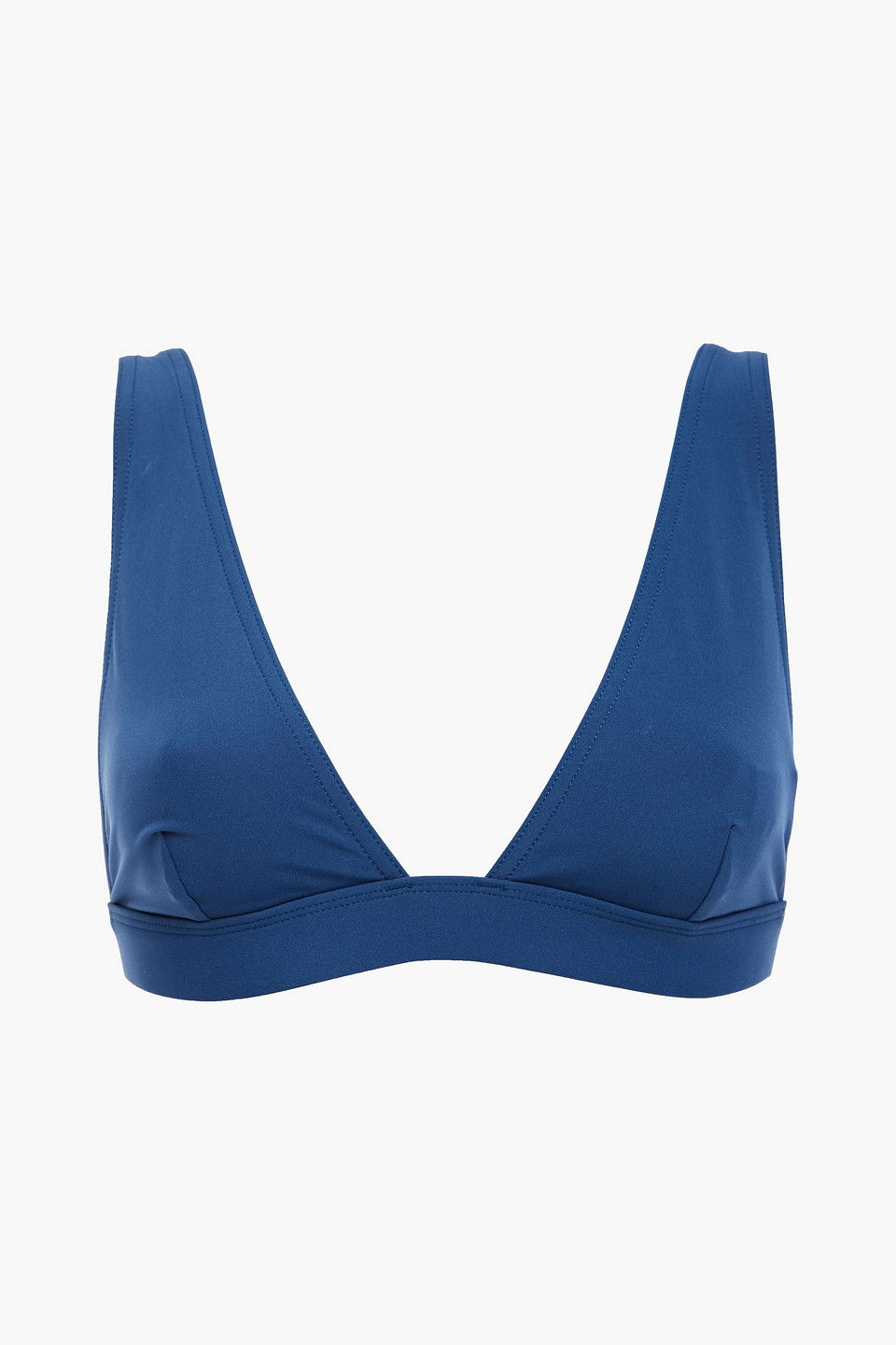 ZIMMERMANN Separates Sculpt Triangle Bikini Top in Blue | Endource