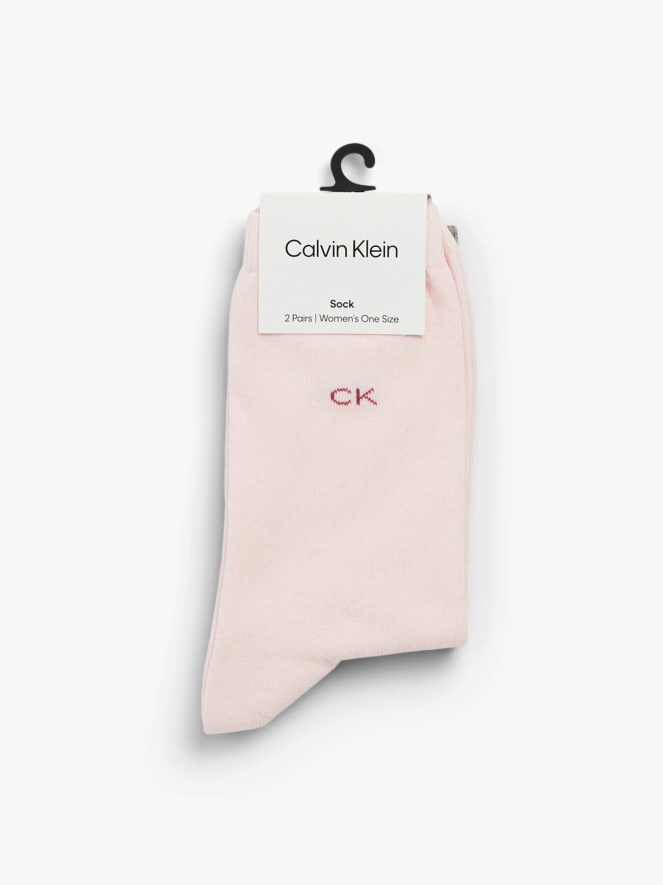 CALVIN KLEIN CK Socks - 2 Pack in Pink Melange | endource