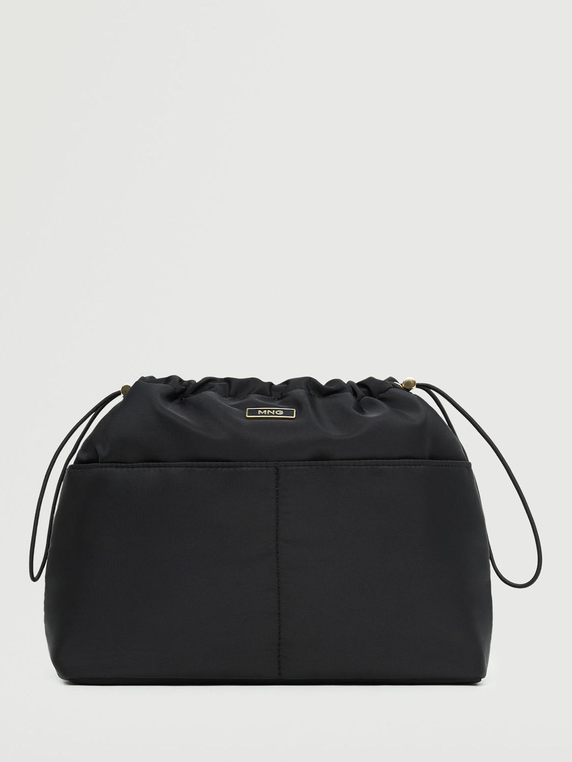 MANGO Logo Cosmetic Bag in Black | Endource