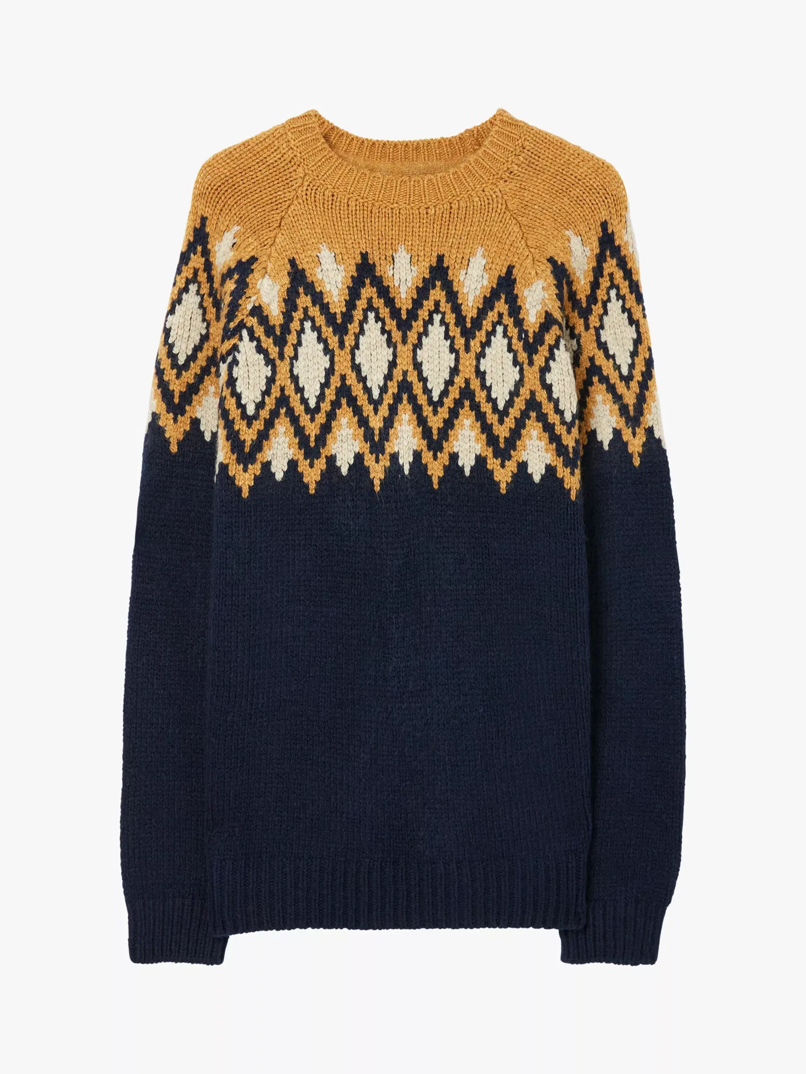 FATFACE Illing Fair Isle Print Jumper | Endource