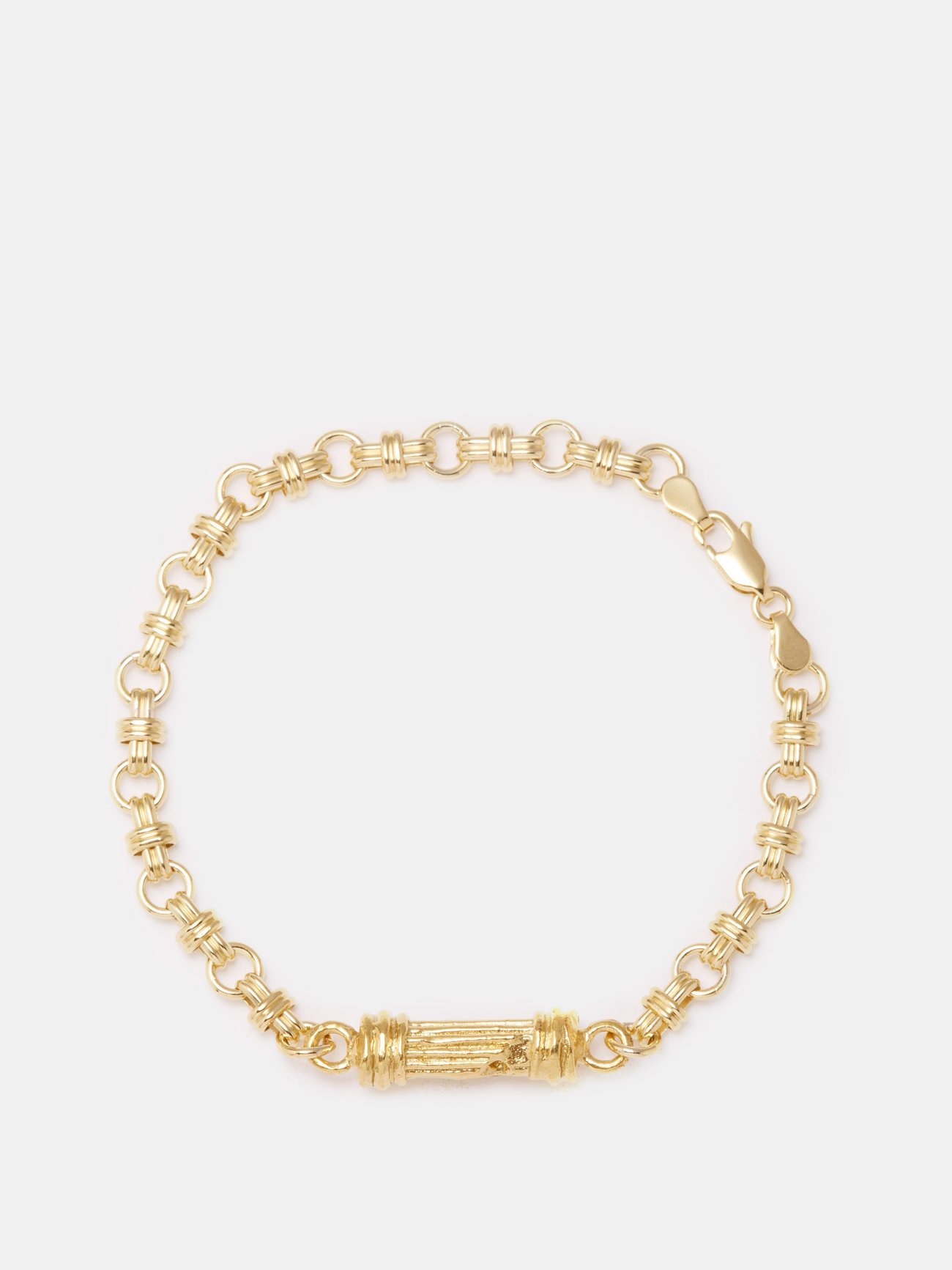 ALIGHIERI The Founding Pillar Gold-Plated Bracelet in Gold | Endource