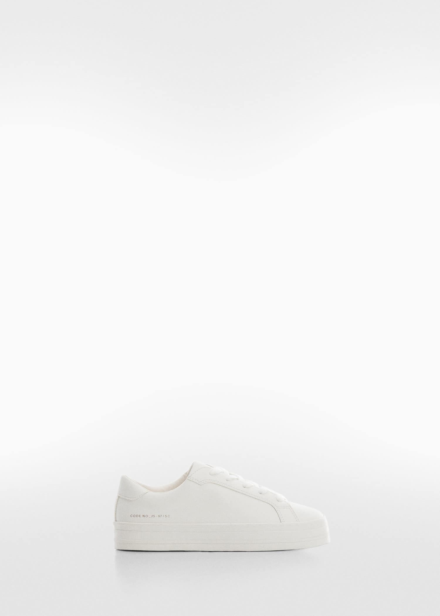 MANGO Platform Sneakers in White | endource
