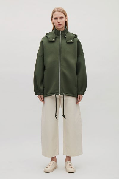 COS Drawstring Padded Jacket with Hood | endource