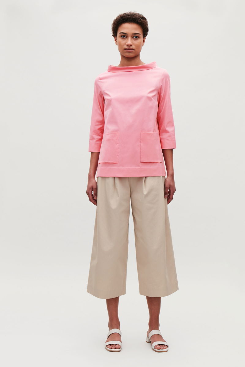 COS Patch Pockets Cotton Top | endource