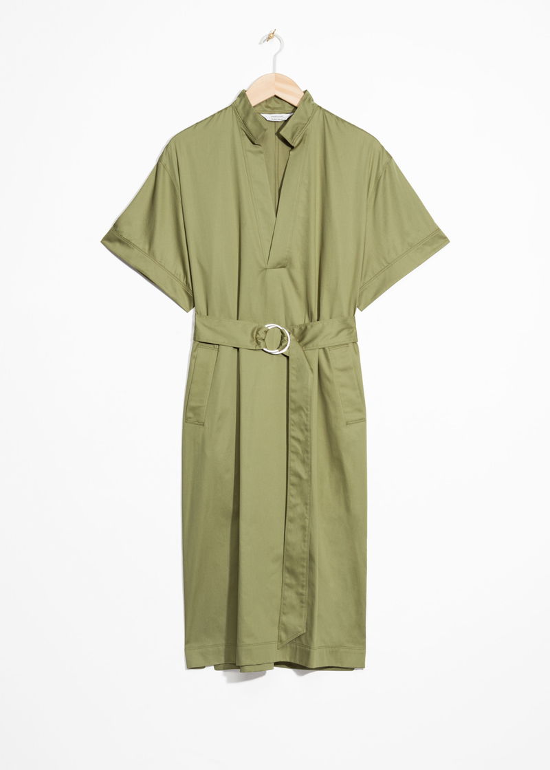 & OTHER STORIES Belted Utilitarian Dress | Endource