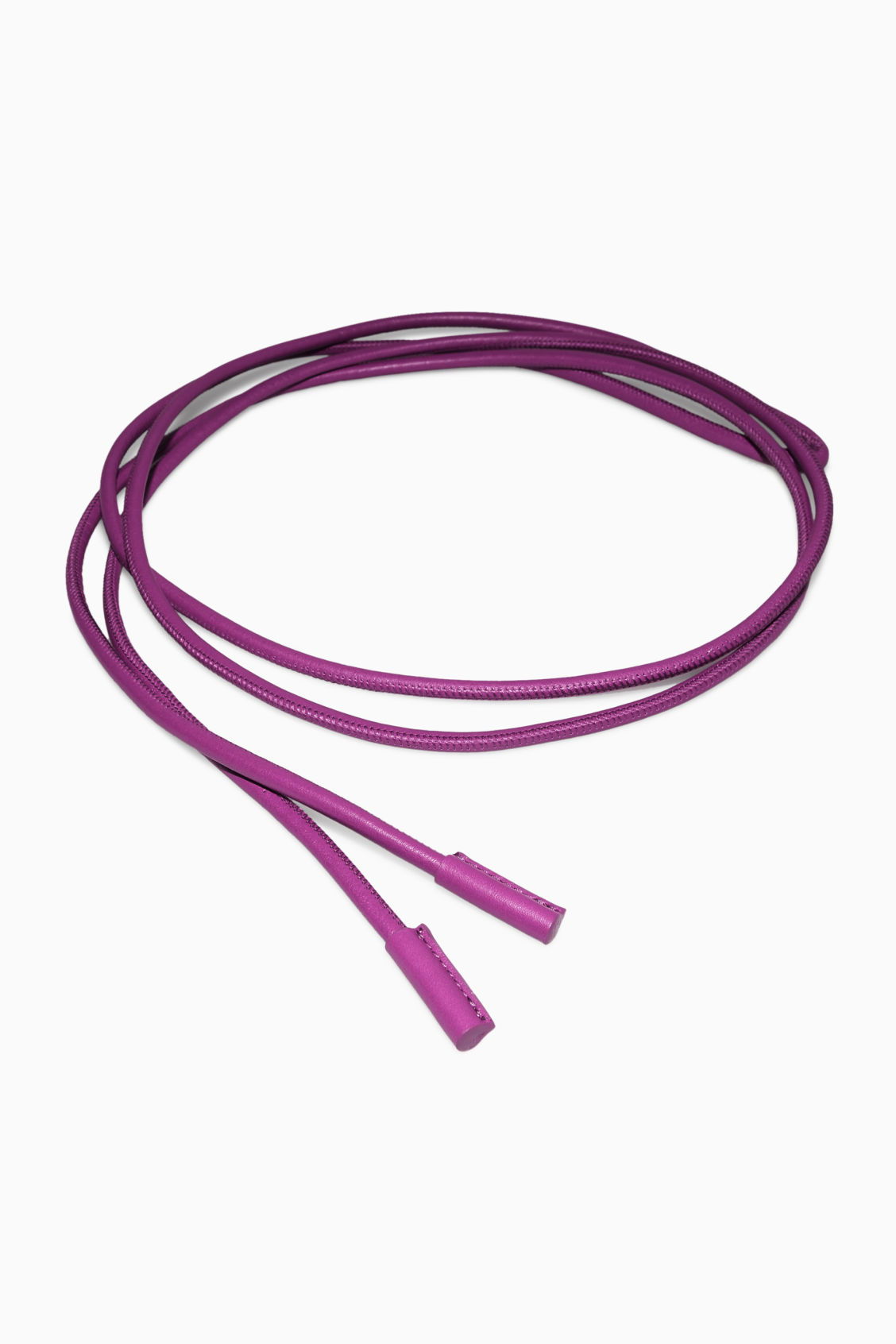 COS Leather Rope Belt in PURPLE | endource