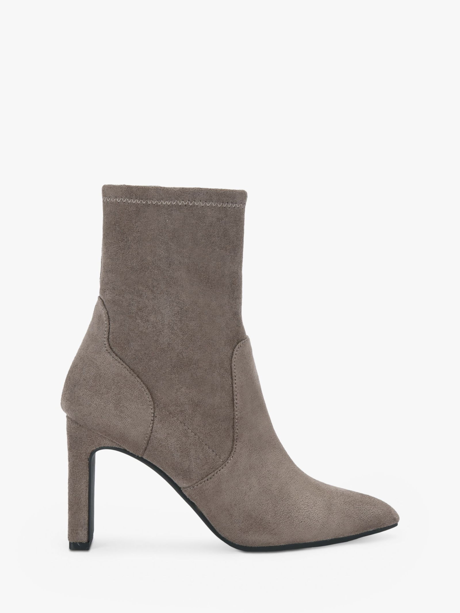 KG KURT GEIGER Thara2 Suede Ankle Boots in Natural Taupe | endource