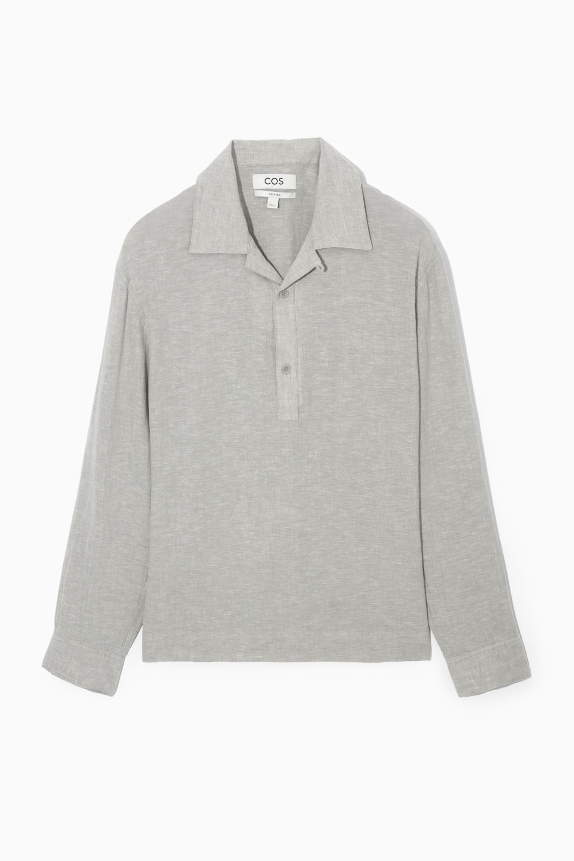 COS Polo Shirt in GREY | Endource