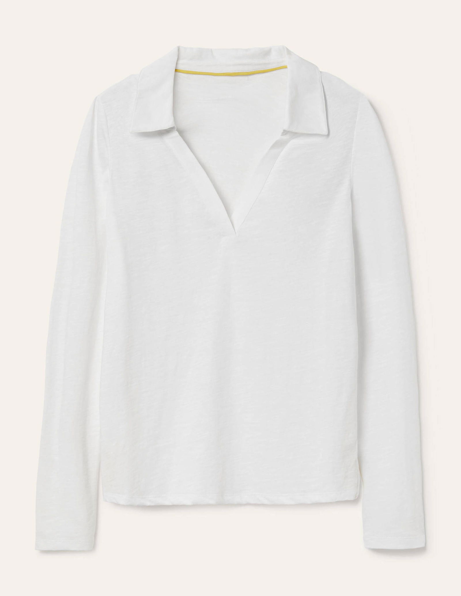 BODEN Cotton Collar Notch Top | Endource
