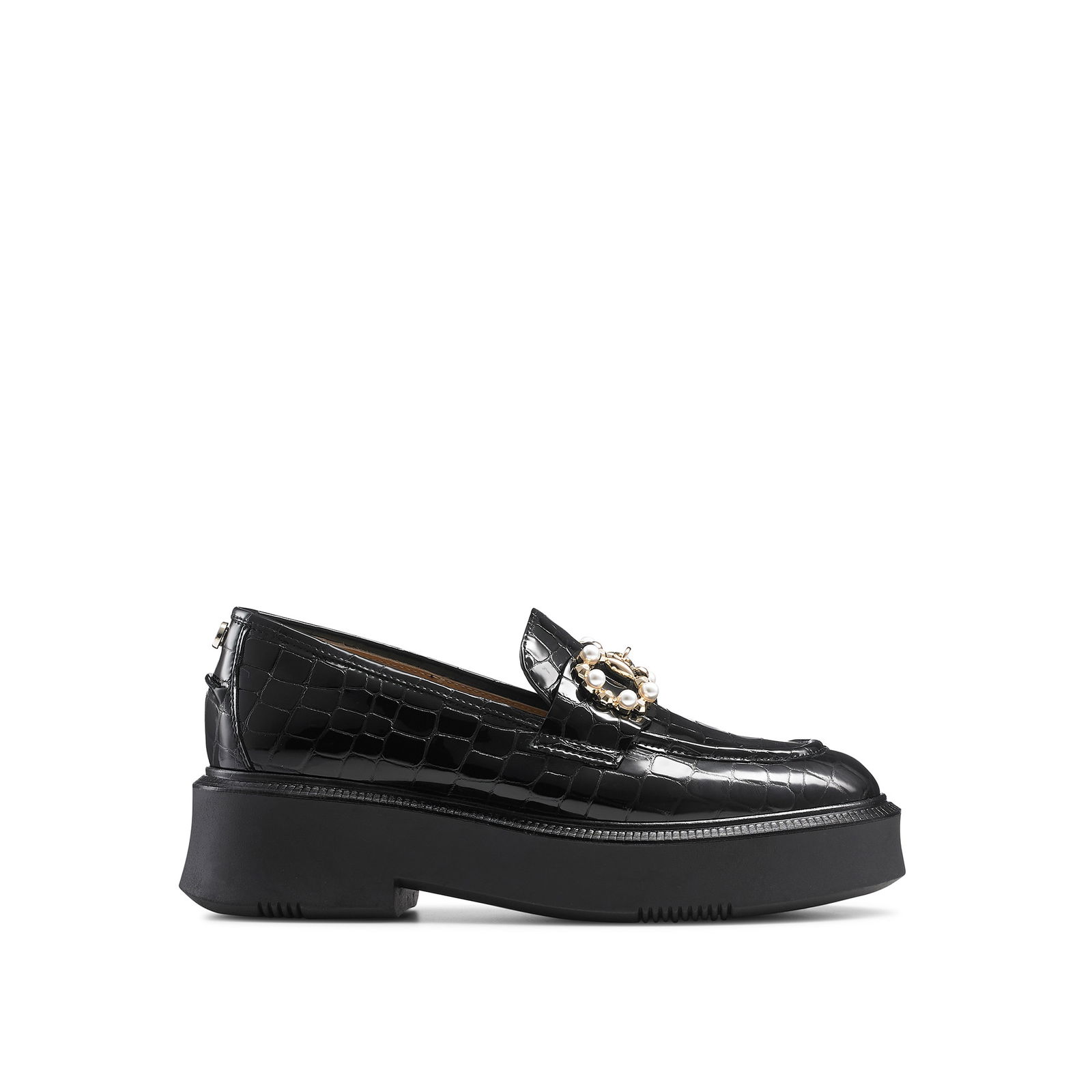 RUSSELL & BROMLEY Showstomper Pearl Snaffle Chunky Loafer | endource