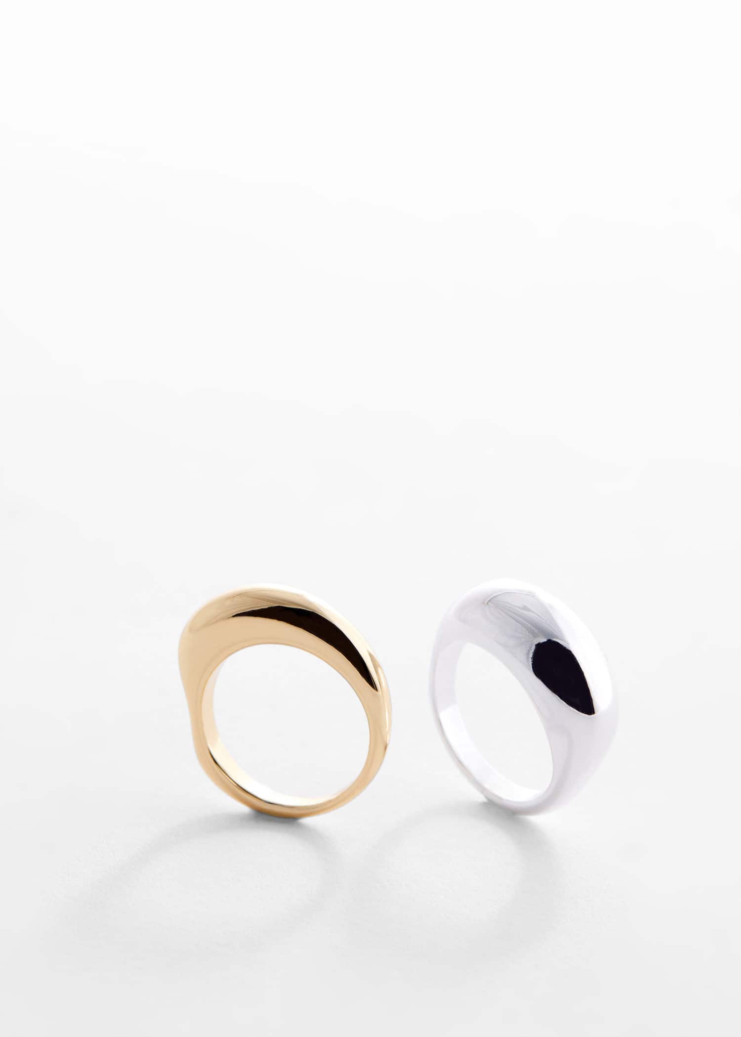 MANGO Metal Ring Set in Gold | Endource