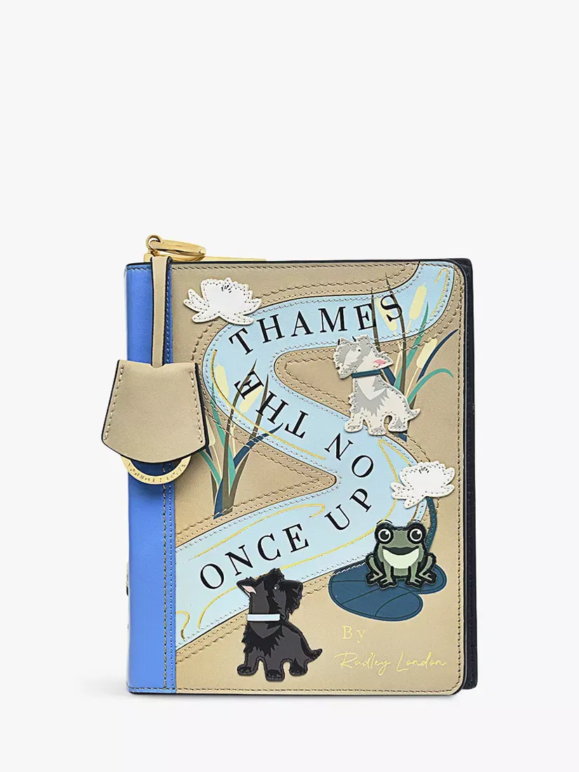 RADLEY Book Street Once Upon The Thames Leather Crossbody Bag | endource