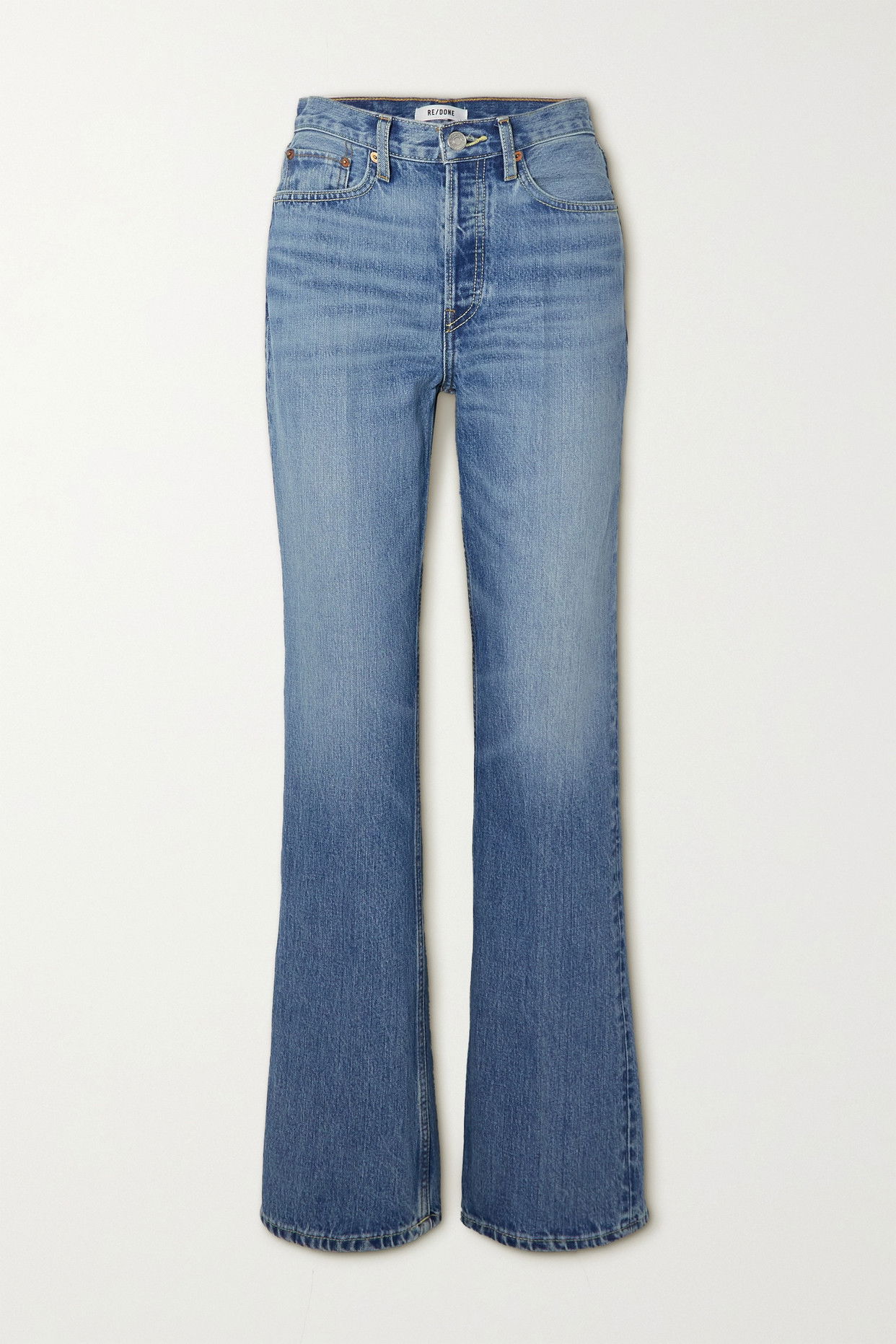 Redone 70s Straight-Leg Jeans in Blue | endource