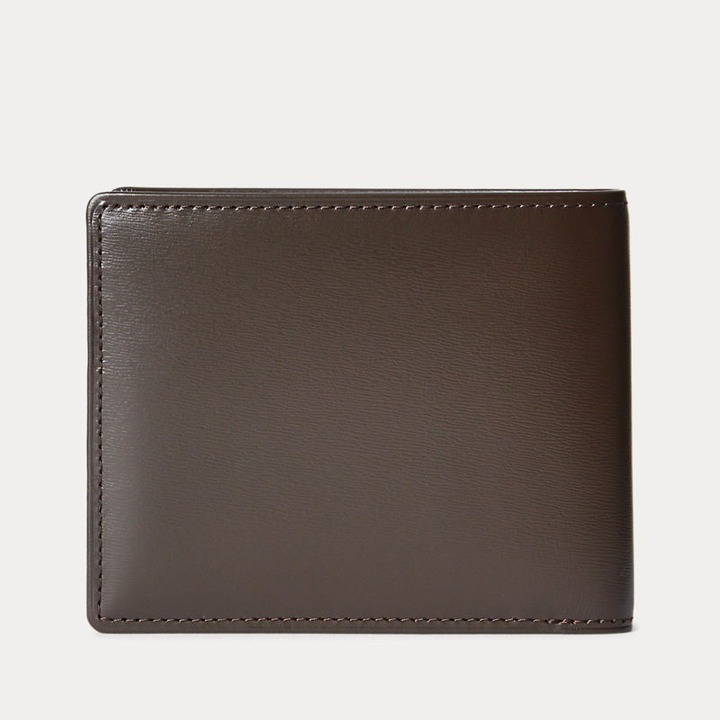 POLO RALPH LAUREN Calfskin Billfold in Brown | endource
