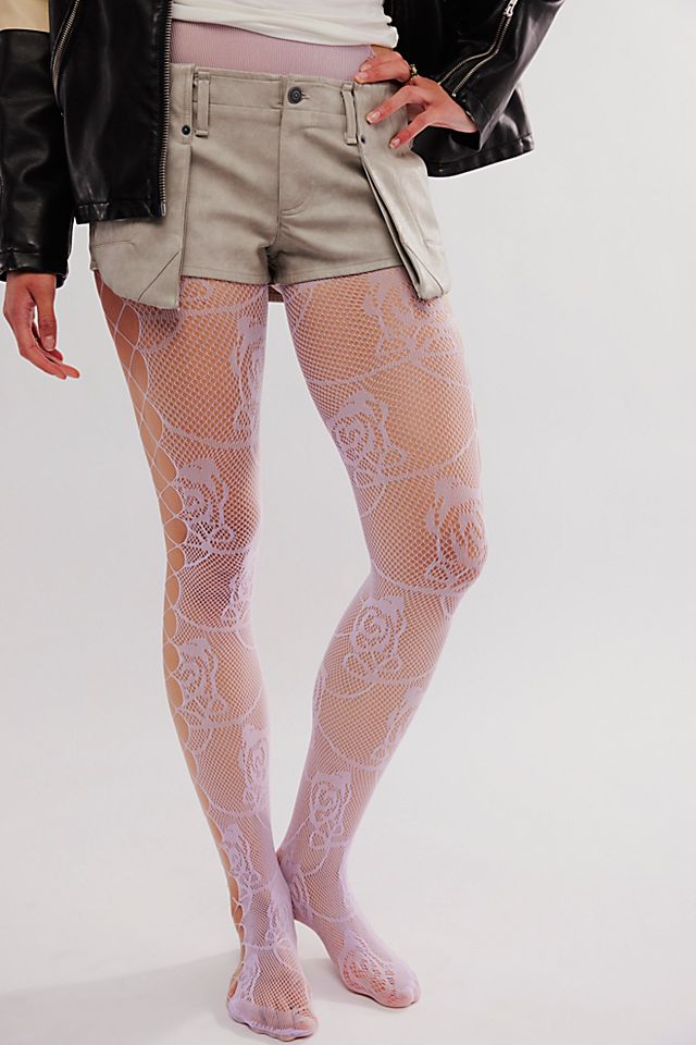 FREE PEOPLE Candy Lace Tights | Endource