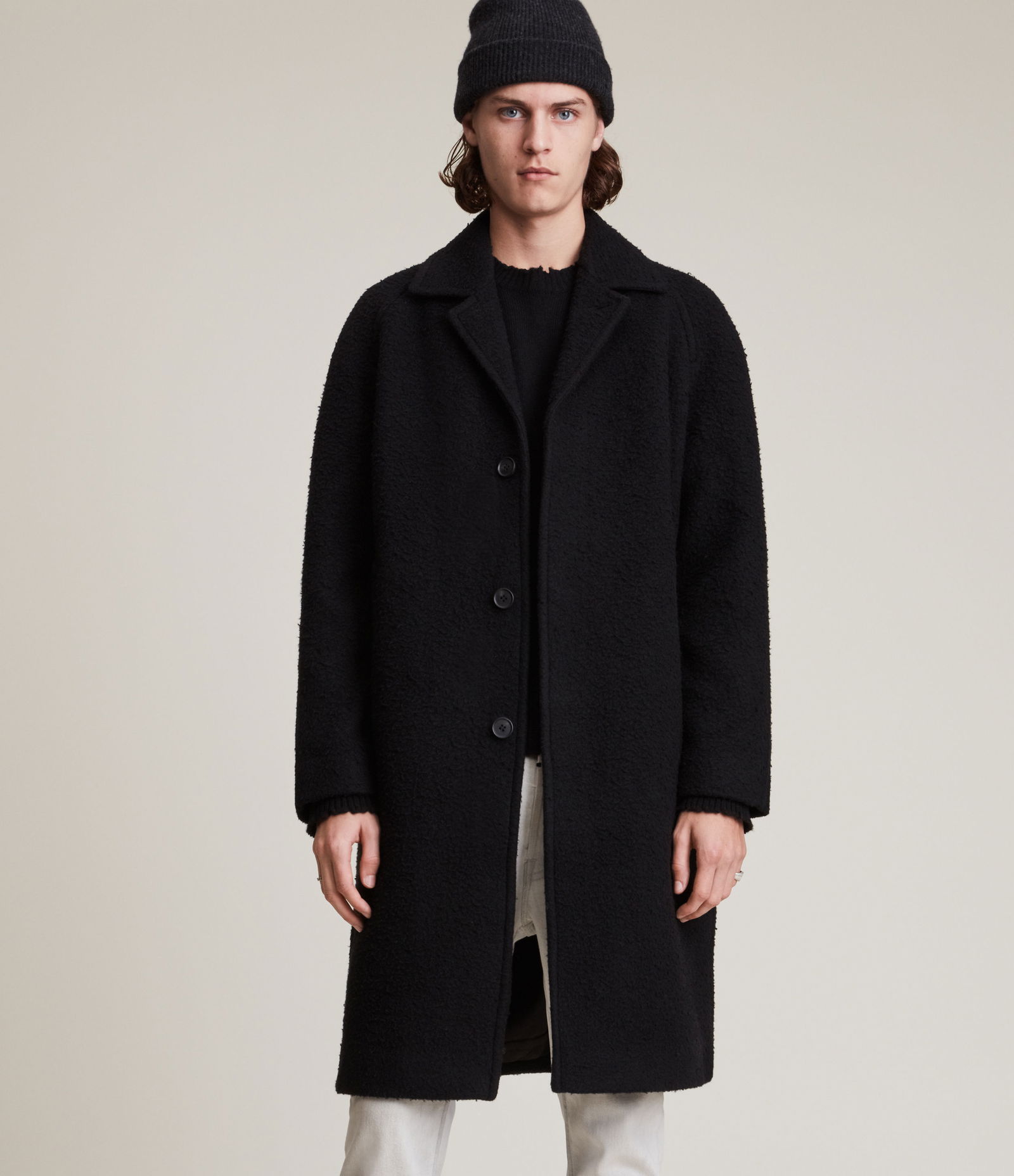 ALLSAINTS Derby Coat in Black | endource