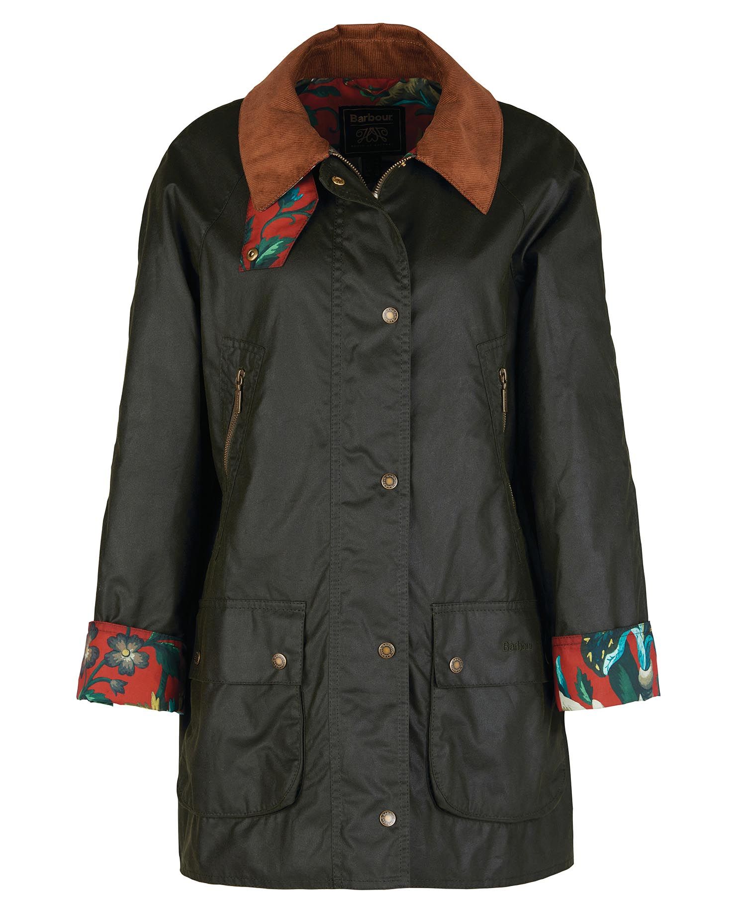 BARBOUR Barbour x House of Hackney - Mabley Wax Jacket in Black/Compton ...