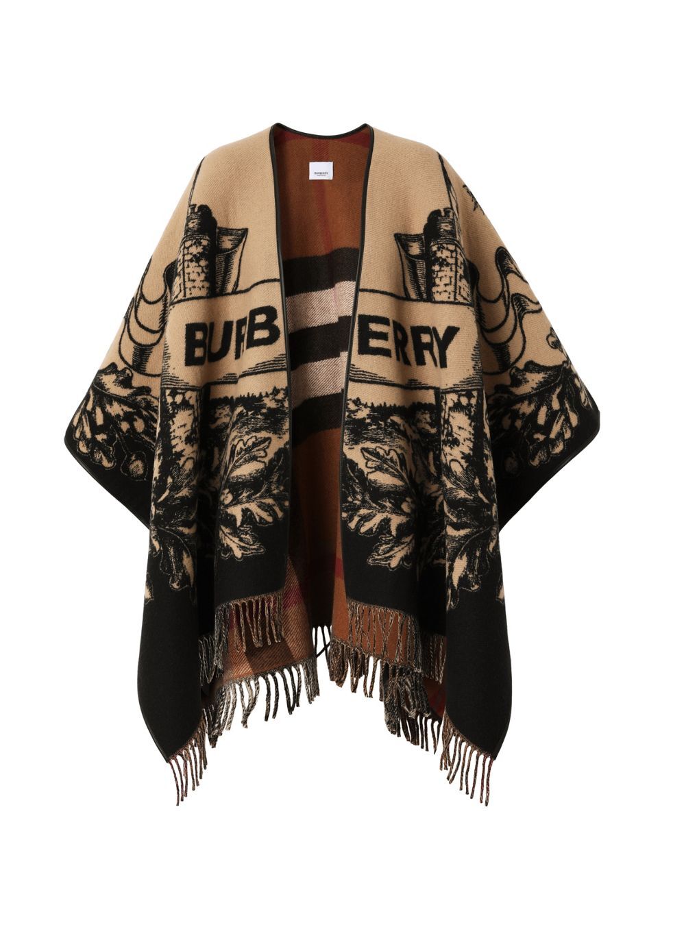 BURBERRY Ekd Jacquard Cape | endource
