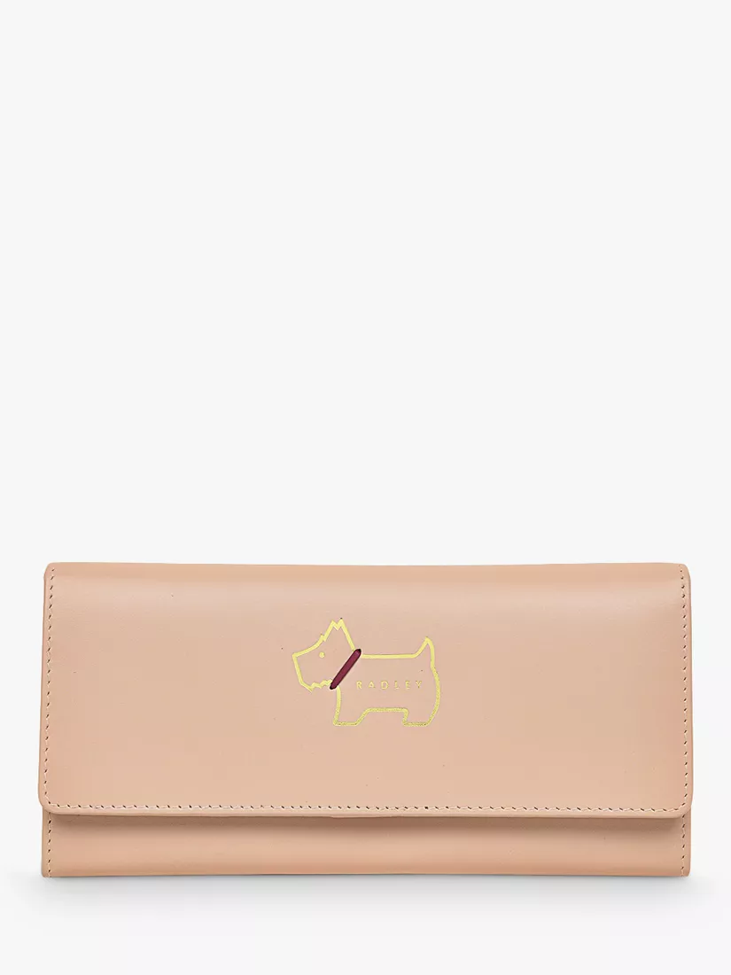 RADLEY Heritage Dog Leather Outlined Large Matinee Purse | Endource