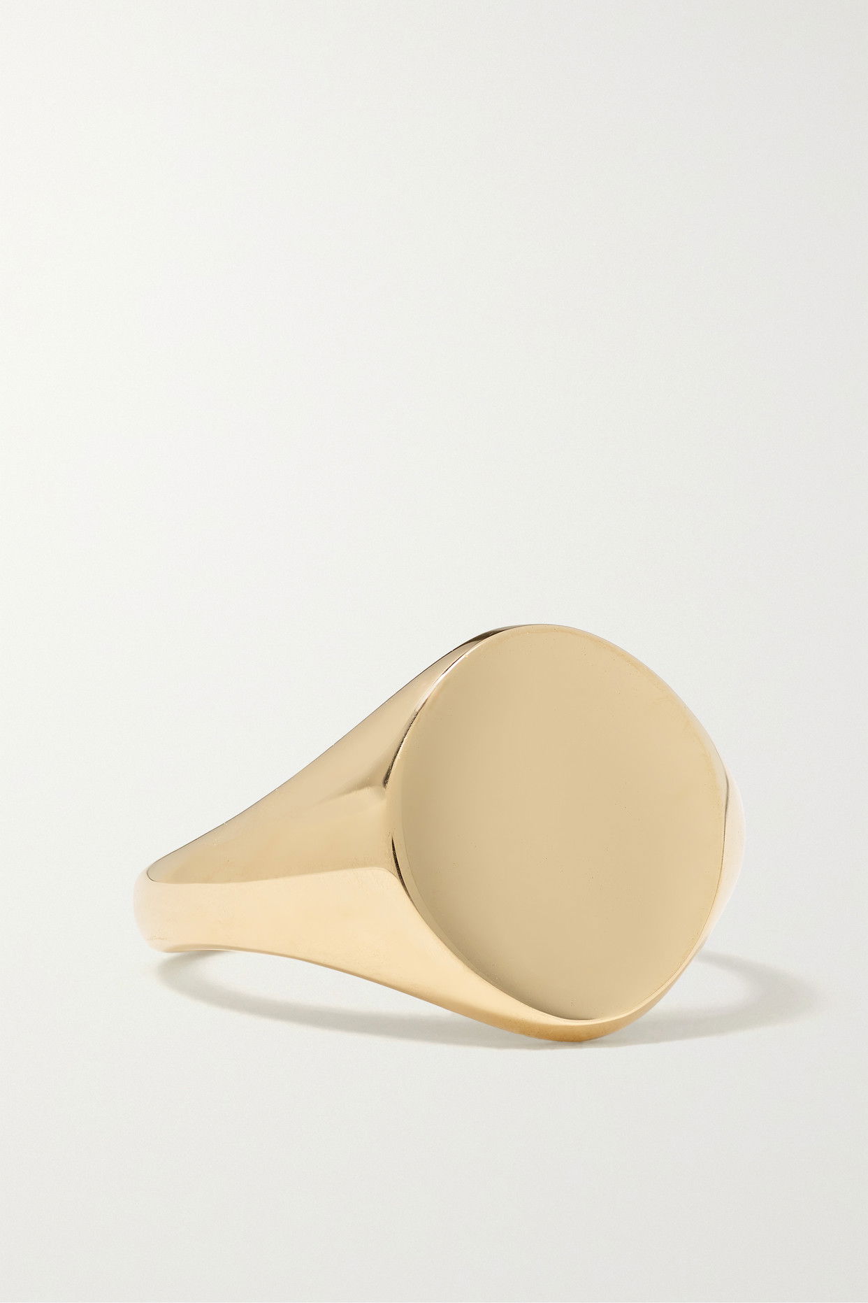 MATEO 14-Karat Gold Signet Ring in Gold | Endource