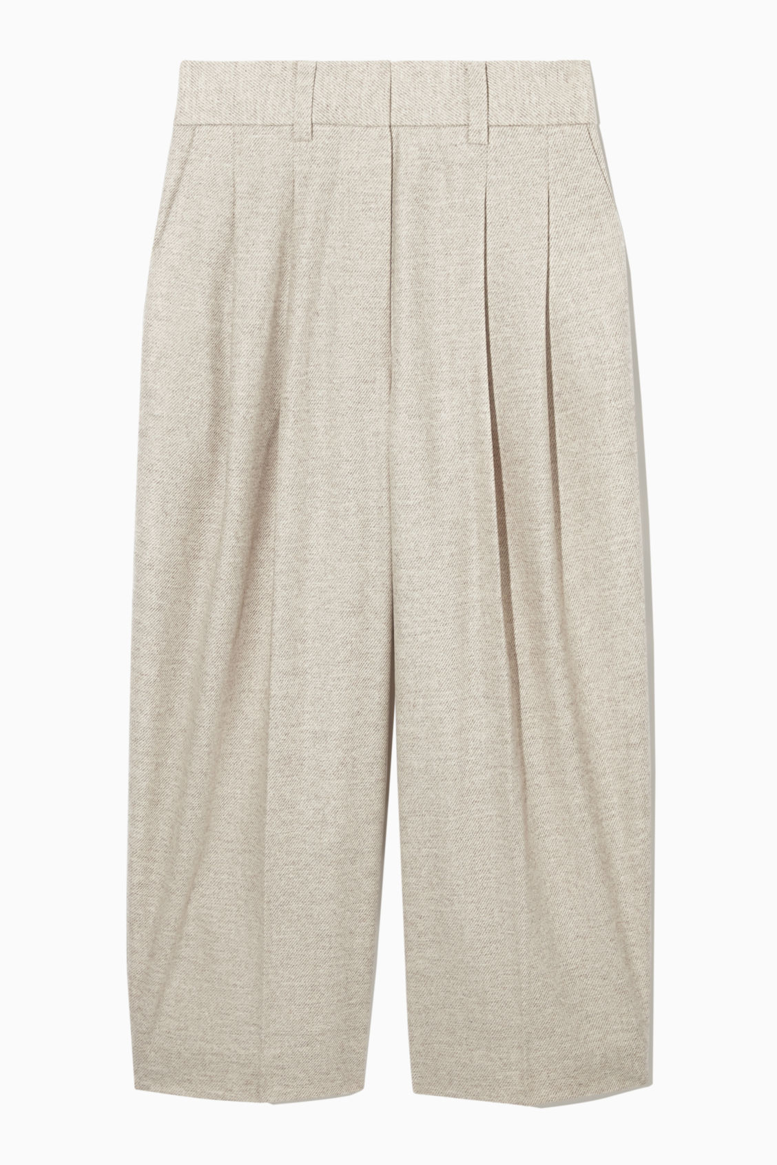 COS Wool Culottes in OFF-WHITE | Endource