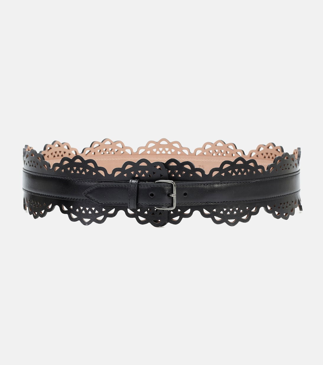 Alaïa Laser-Cut Leather Belt | endource