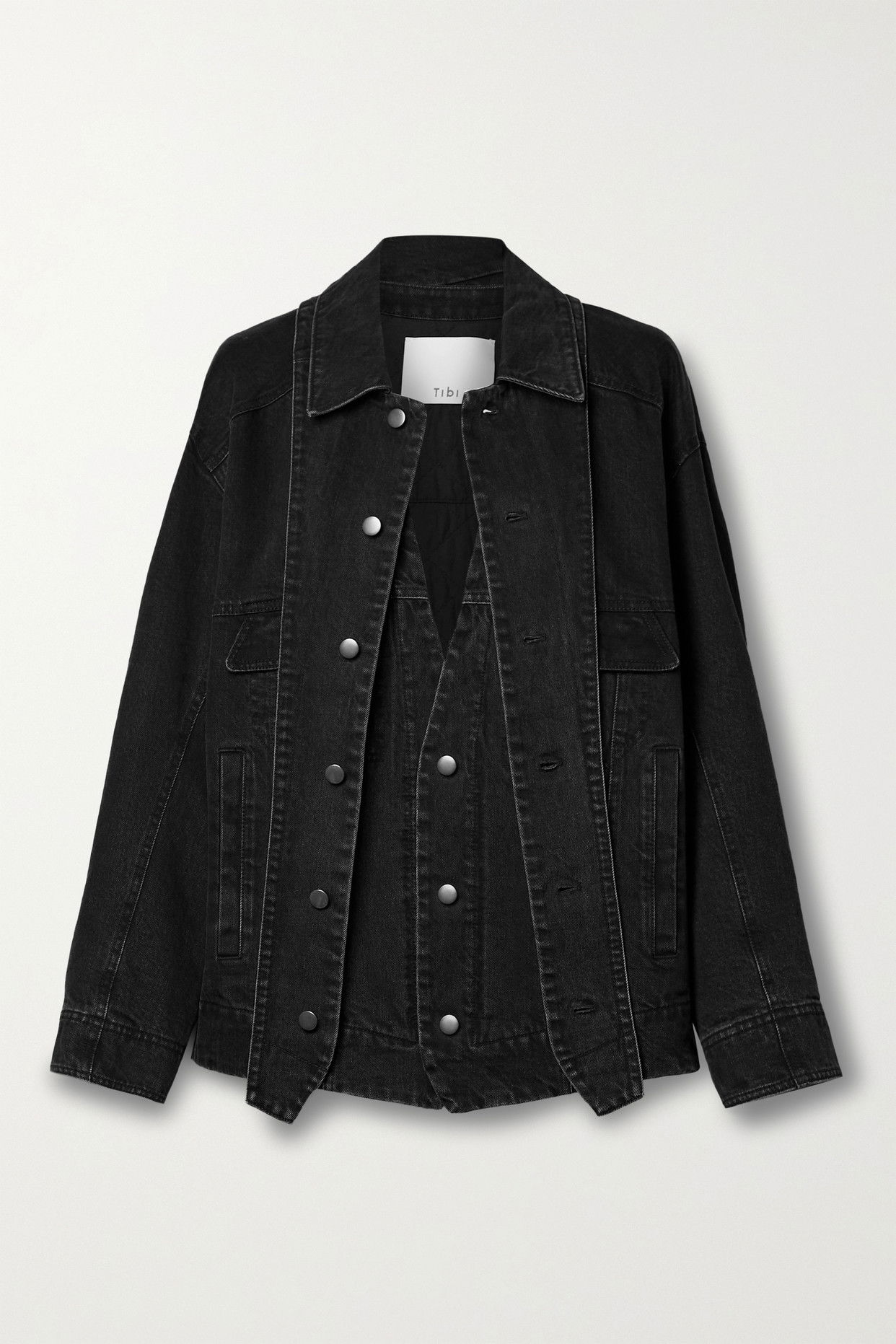 TIBI Convertible Denim Jacket | endource