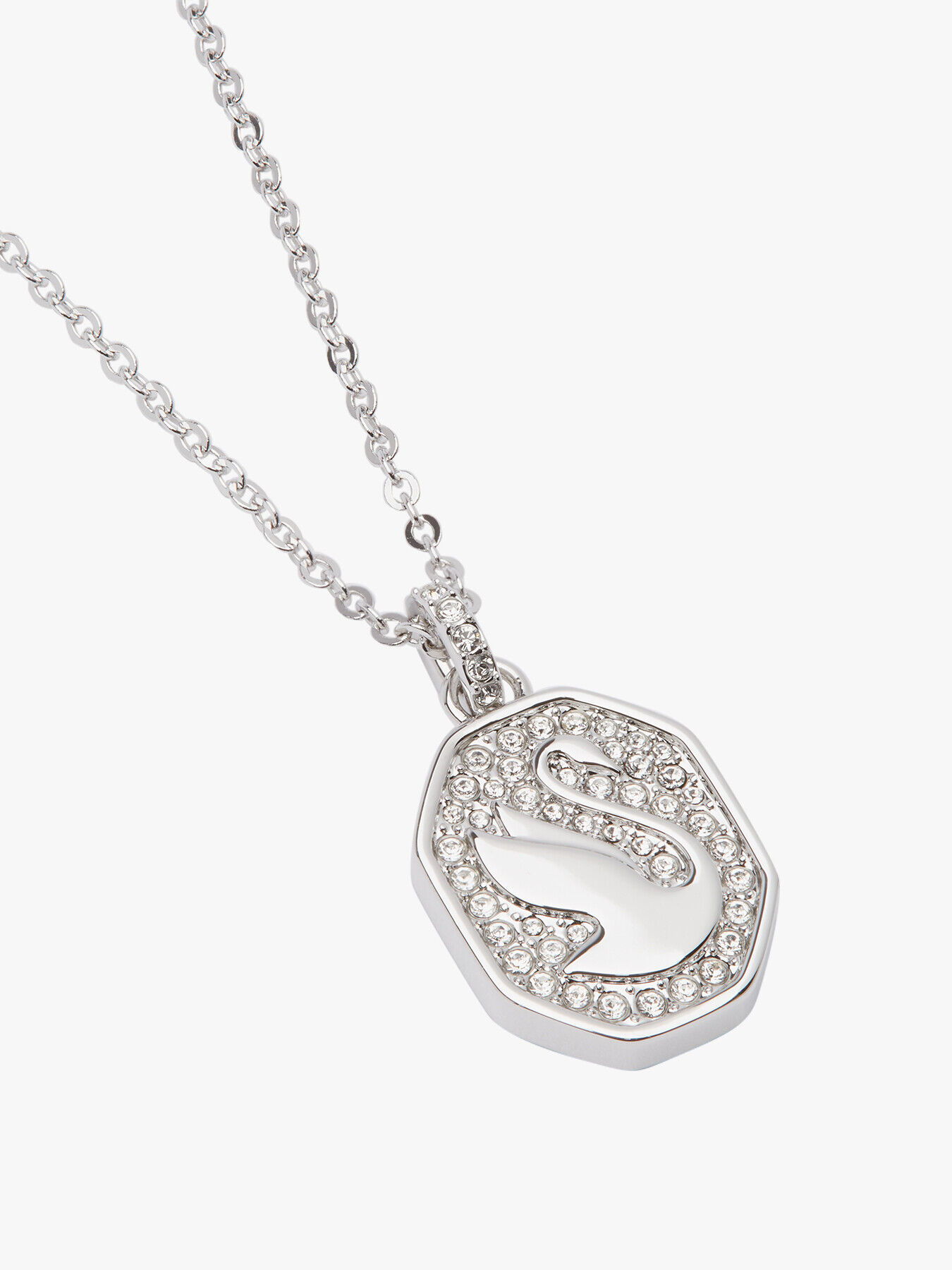SWAROVSKI Signum Pendant in White/Rhodium Plated | endource