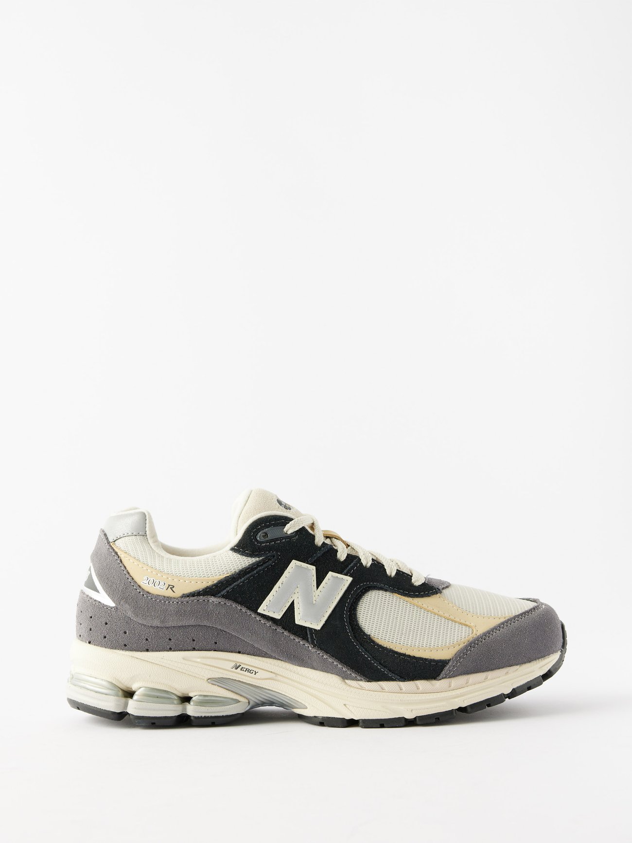 NEW BALANCE 2002R Suede And Mesh Trainers in Beige | endource