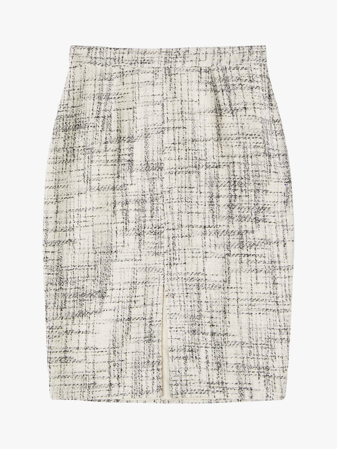 L.K. BENNETT Lottie Cotton Blend Skirt in Cream | Endource