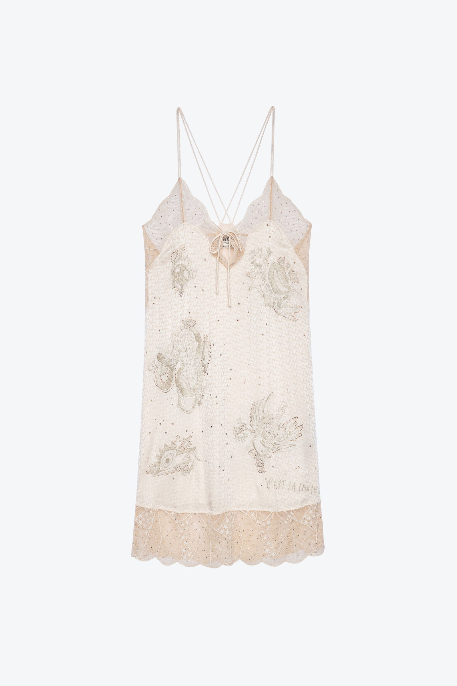 ZADIG & VOLTAIRE Calissa Silk Dress in Poudre | endource