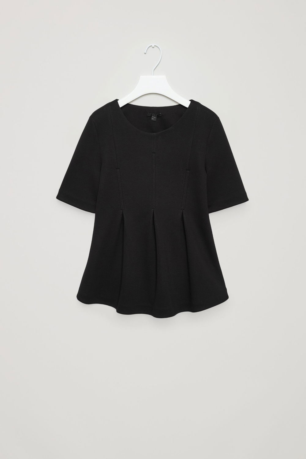 COS Top with Topstitched Pleats | Endource