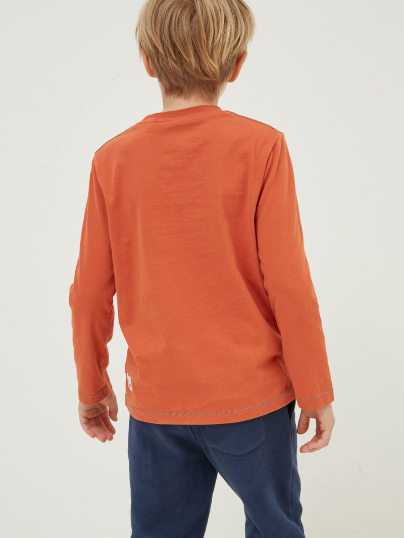 FATFACE Land Rover Graphic T-Shirt in Orange | endource