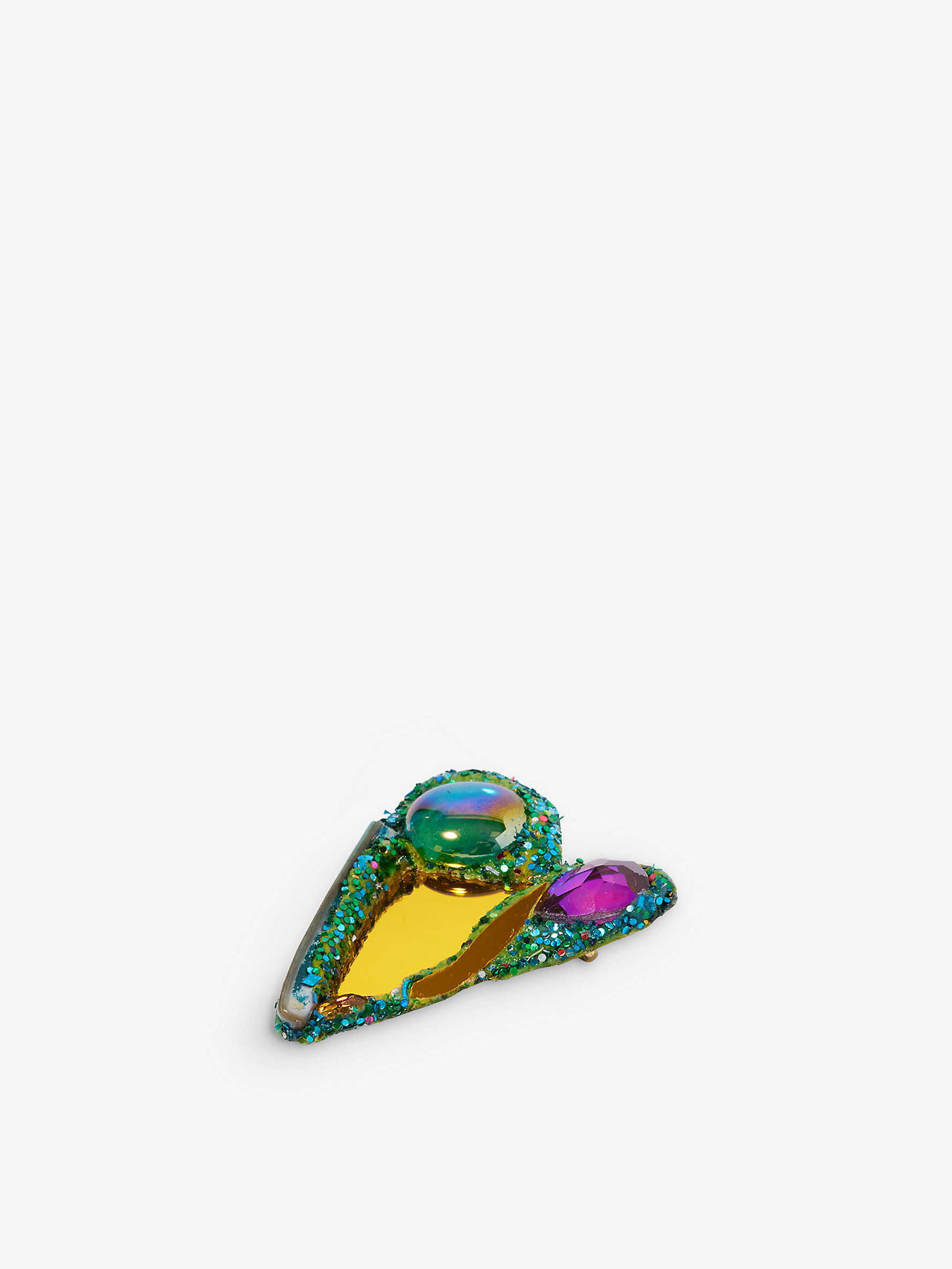 STELLA MCCARTNEY Stella McCartney x Andrew Logan - Heart Resin Brooch ...