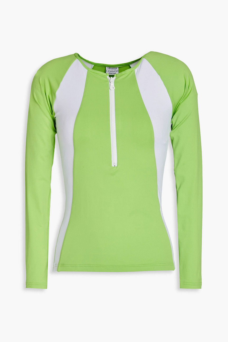 MELISSA ODABASH Bondi Two-Tone Stretch Rash Guard | endource