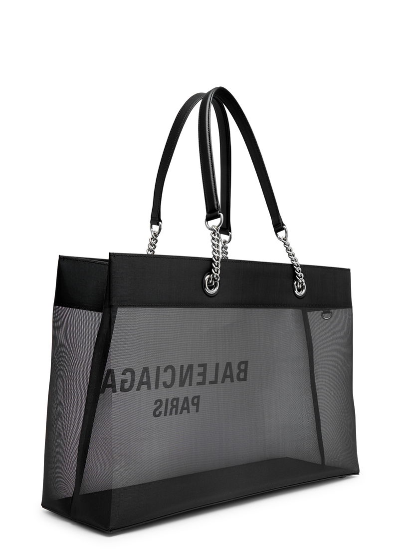 BALENCIAGA Duty Free Logo Mesh Tote | endource