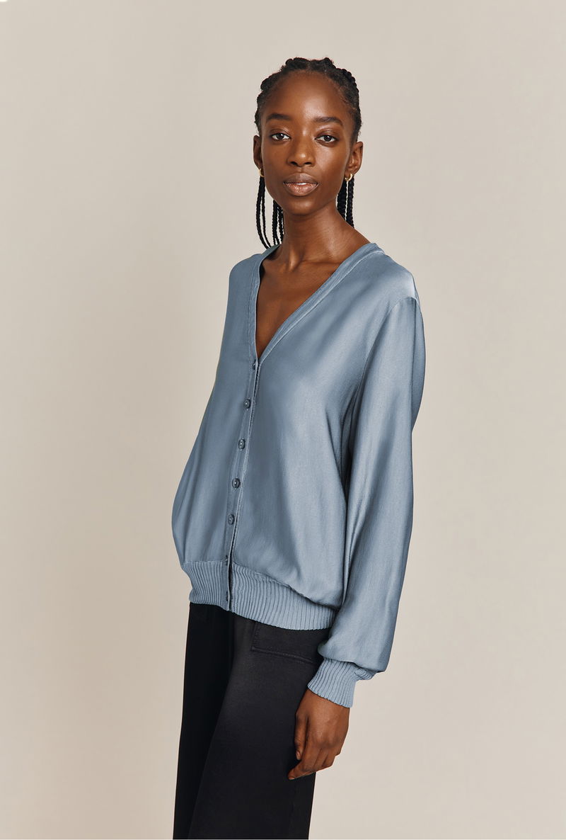 GHOST Mia Satin Bomber Jacket | Endource