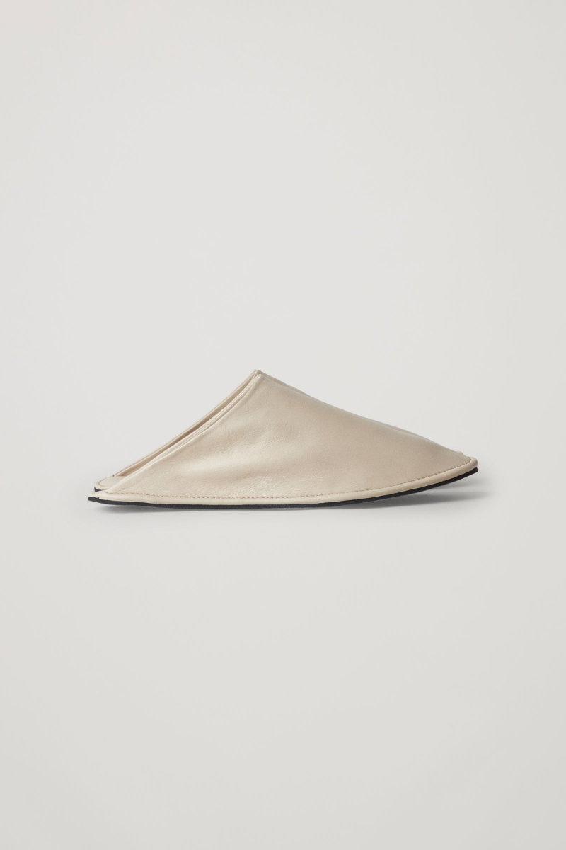COS Lined Leather Slippers | endource