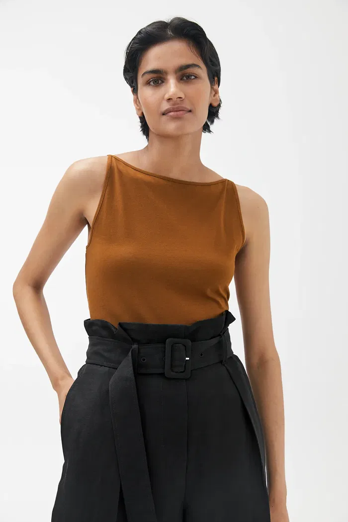 ARKET Boat-Neck Strap Top | endource