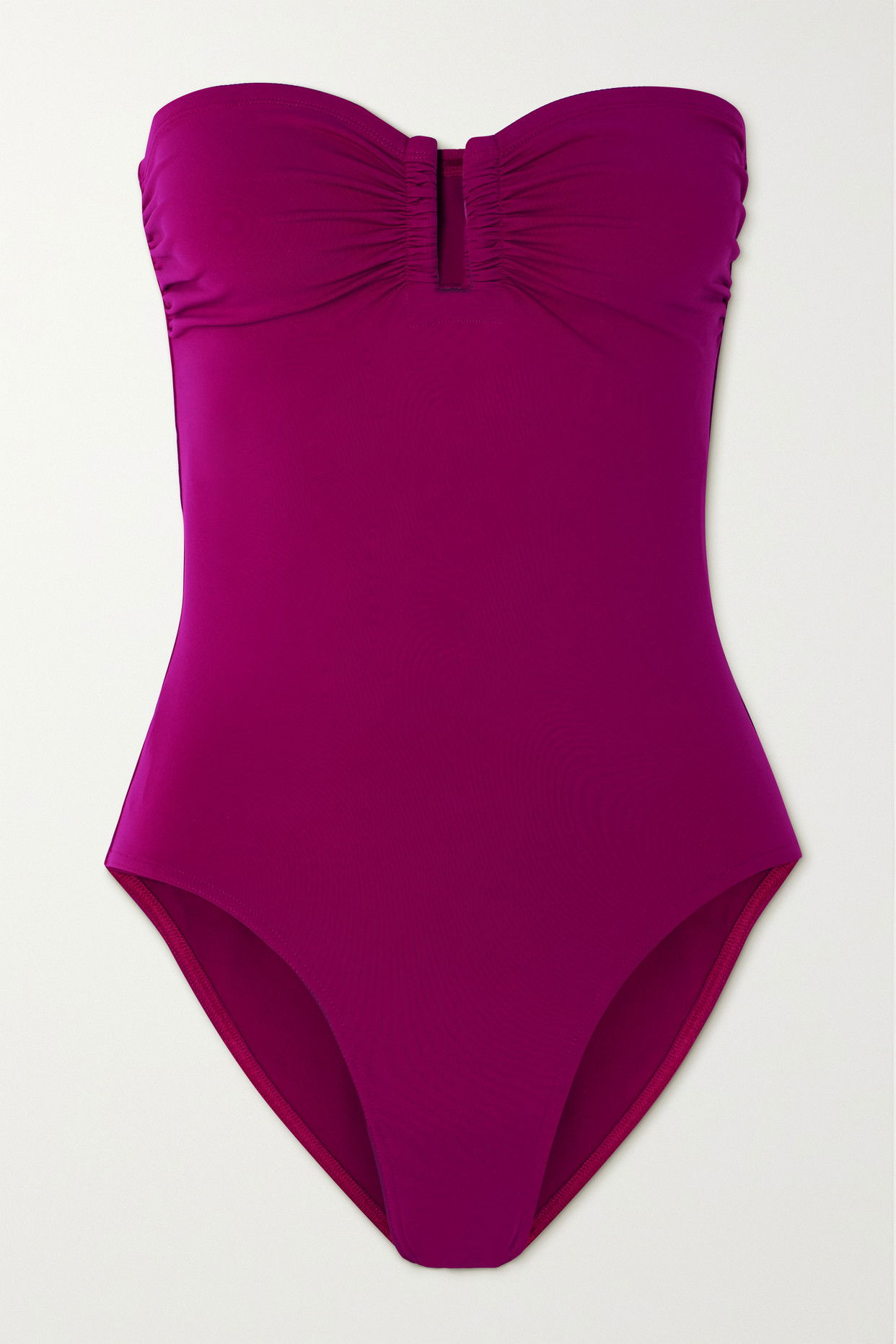 ERES Les Essentiels Cassiopée Bandeau Swimsuit in Pink | endource