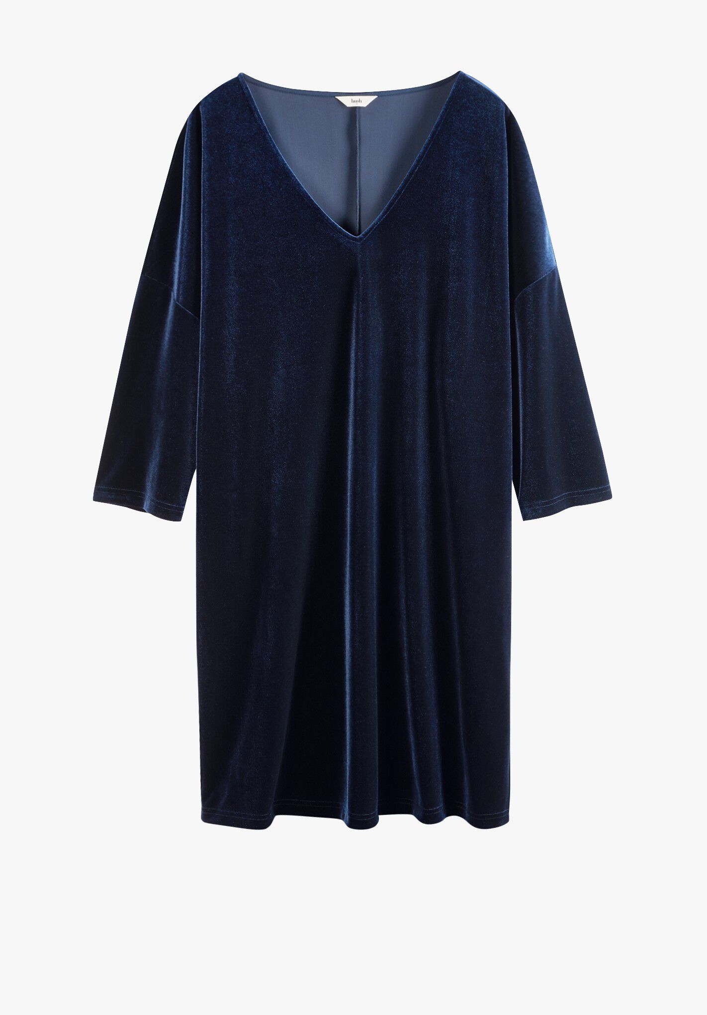 HUSH Iris Velvet Mini Dress in Midnight | Endource