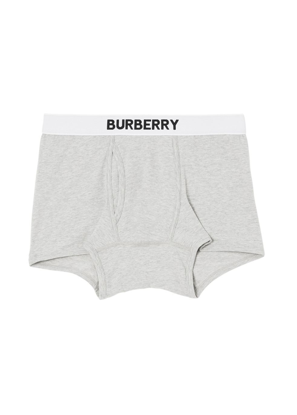 BURBERRY Logo Detail Stretch Cotton Boxer Shorts | endource
