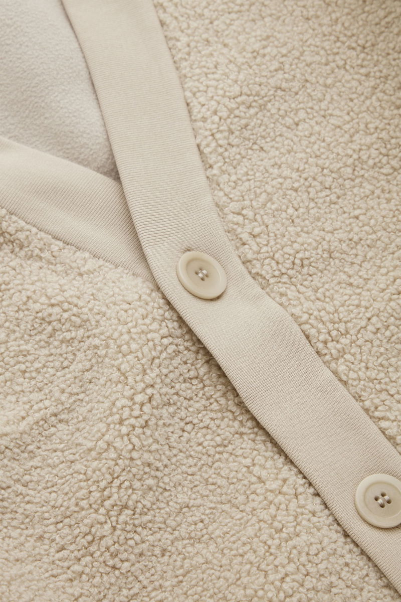 COS Teddy Cardigan in BEIGE | endource